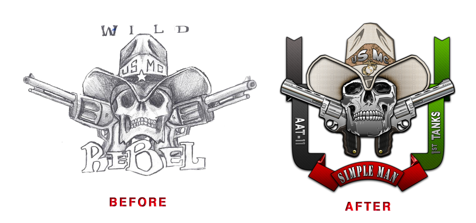 Heraldry Workshop: USMC Advisory Team, AAT-11, 1st Tanks (Afghanistan ...